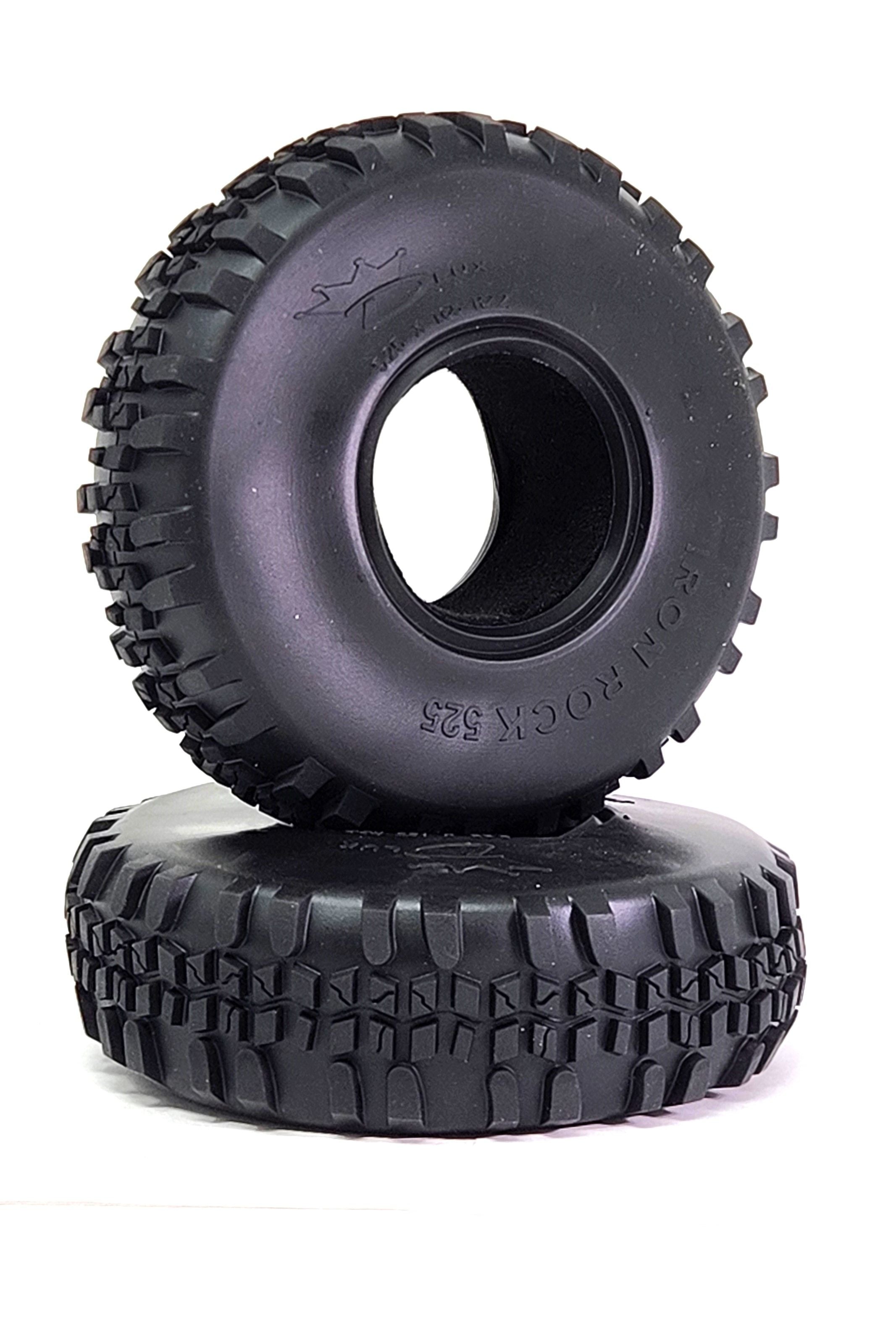 Dlux Iron Rock 525, Scale Class Tire for 2.2 Wheels (2) – Key City Hobby