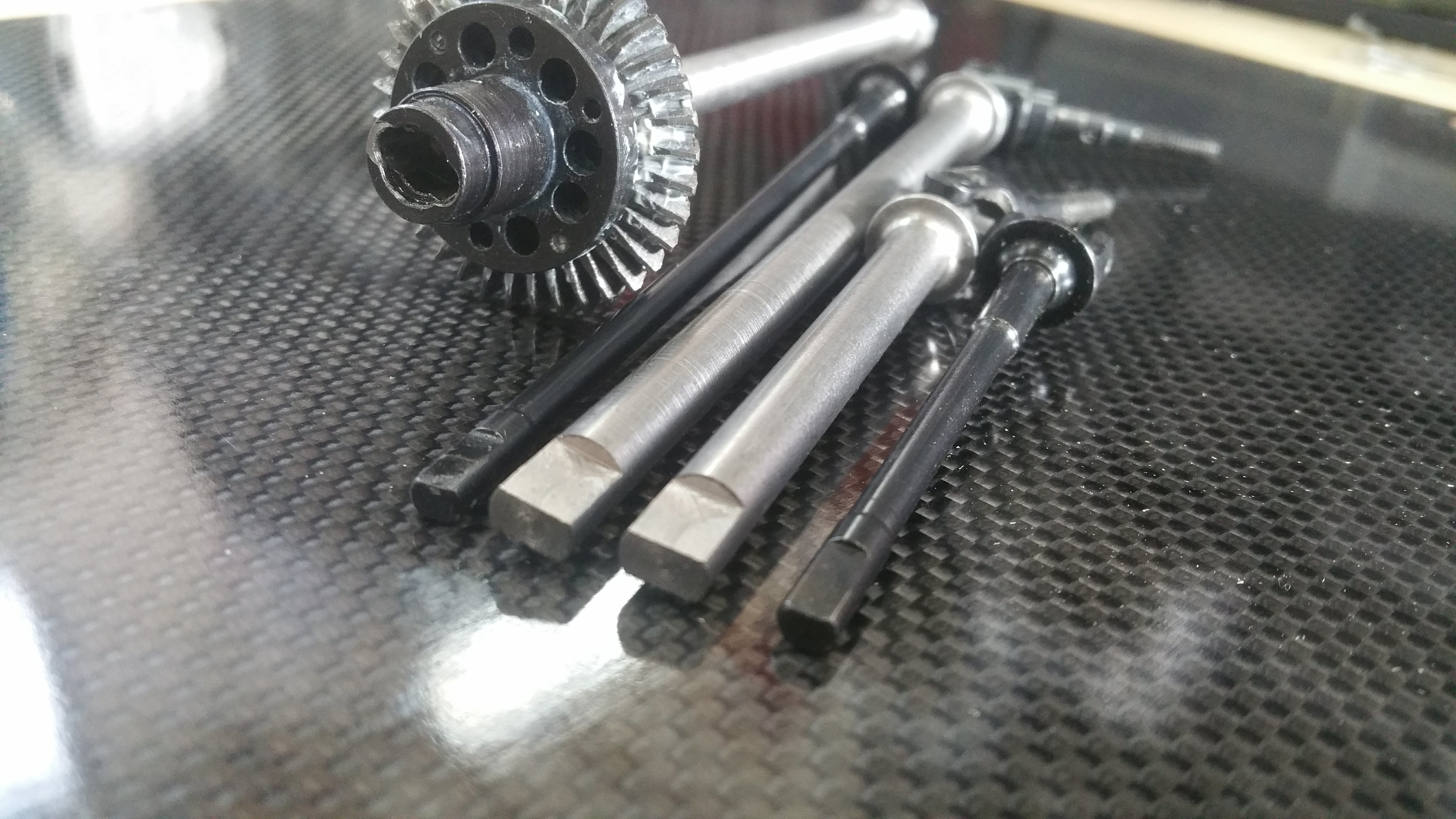 Dlux 7mm FBA FRONT AR60 / SS60 type axle shafts – Key City Hobby