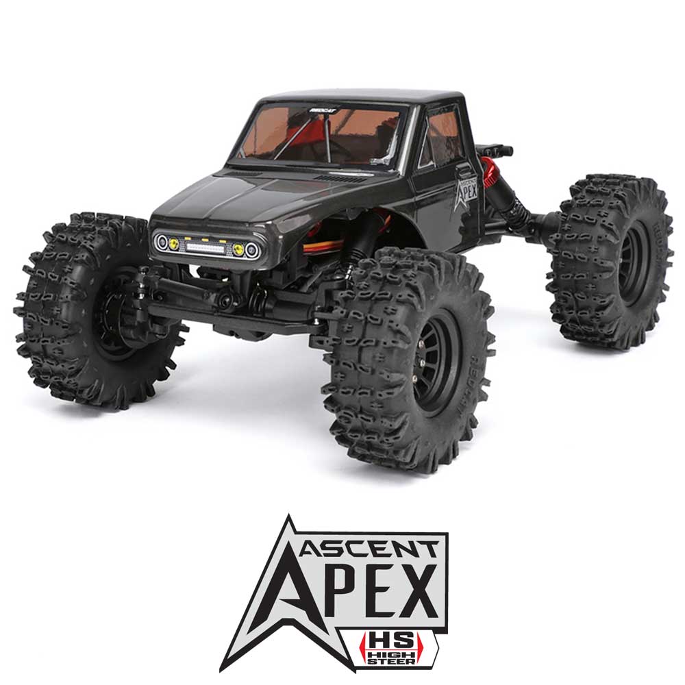 Redcat Ascent-18 Apex 1/18 GRAY 4WD RTR Brushless Rock Crawler w/2.4GH ...