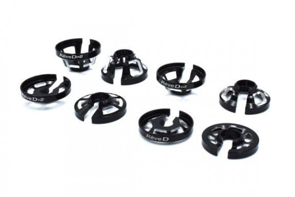 Reve D Aluminum Spring Retainer, (2) – Key City Hobby