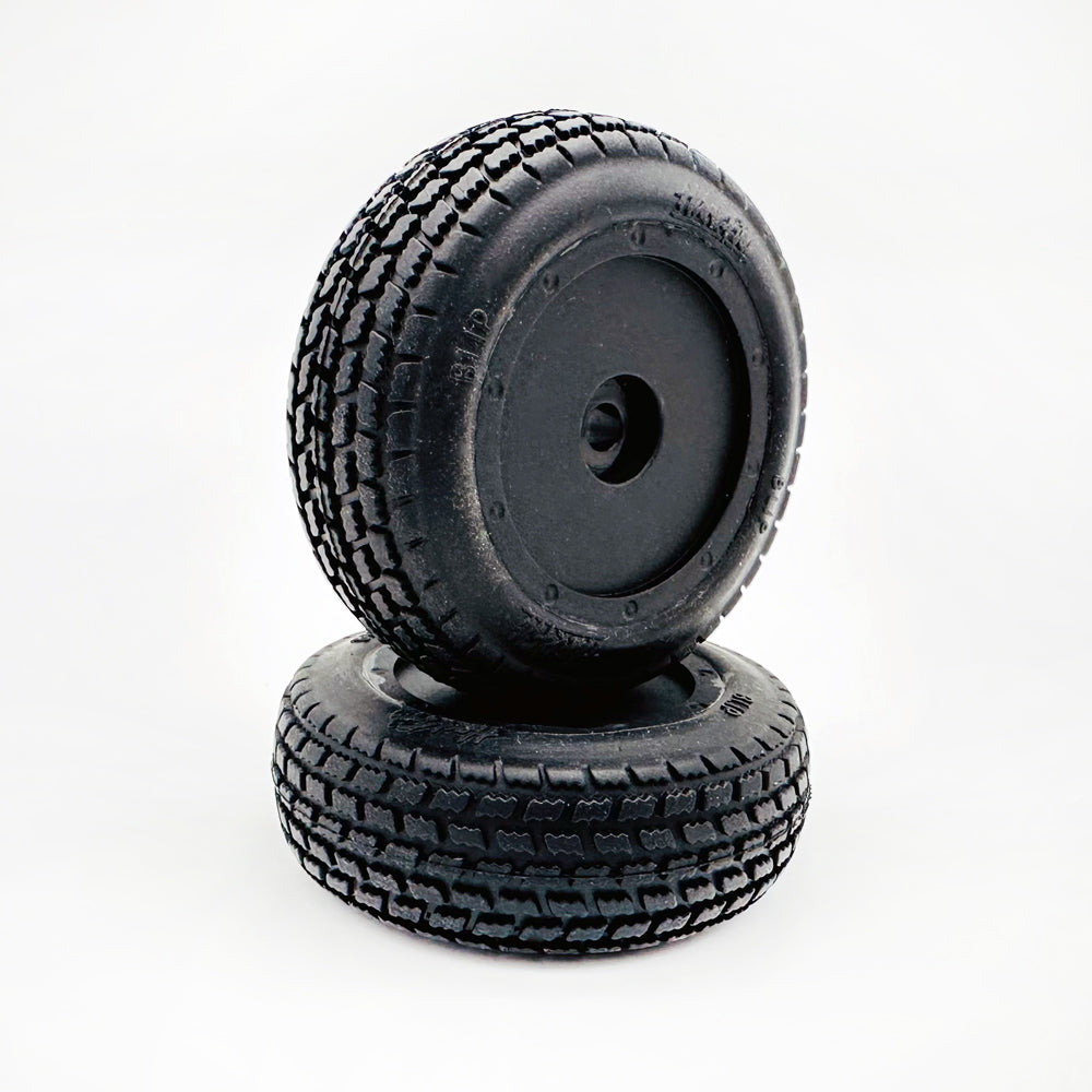HackFab Blip Front Premounted Mini Oval Tires fits Losi Mini (Super So ...