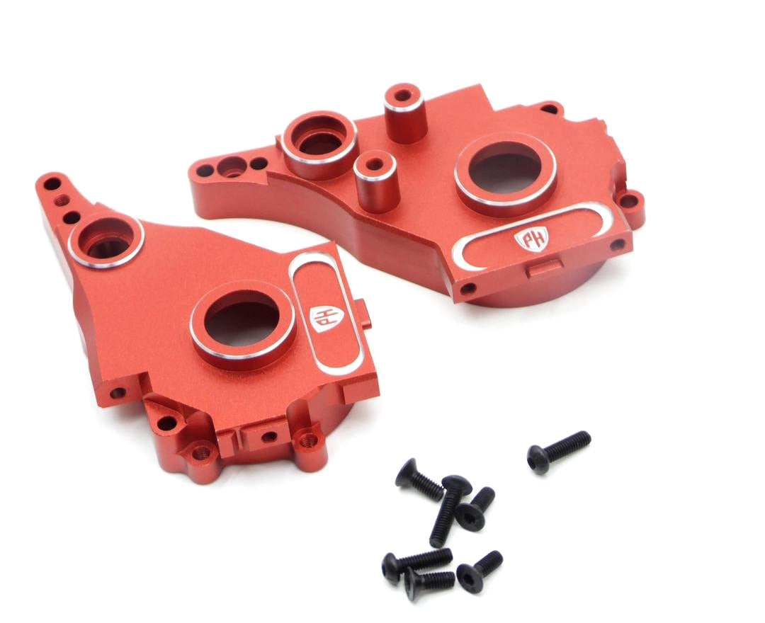 Powerhobby Aluminum Rear Gearbox Set MST RMX 2.5, RED – Key City Hobby