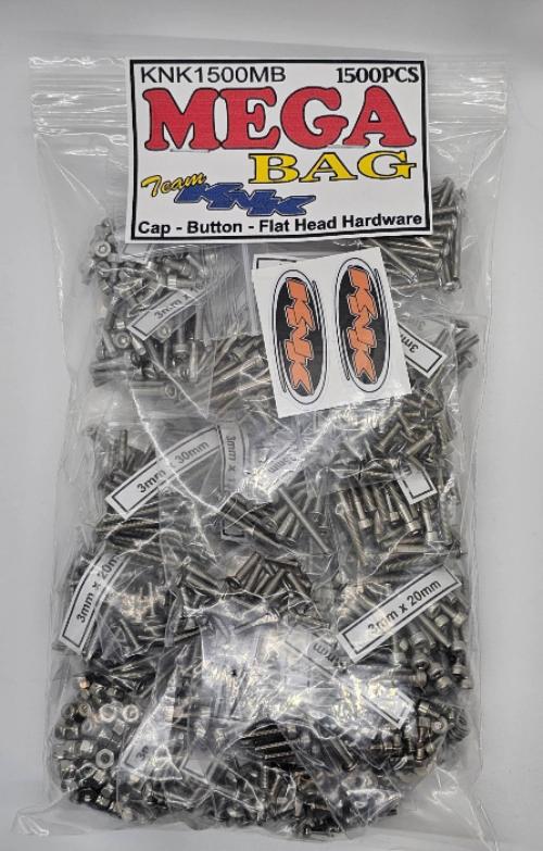 Team KNK Mega Bag Stainless Hardware Kit (1500 pcs) – Key City Hobby