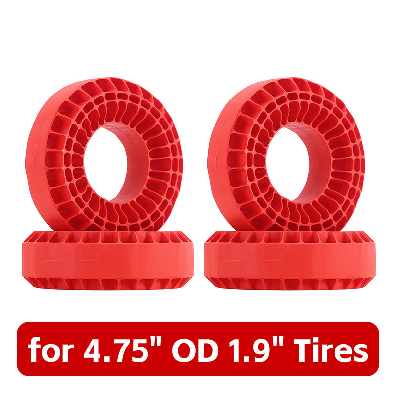 INJORA Hard Silicone Rubber Inserts For 118-122mm, 4.75" OD, 1.9" Tire ...