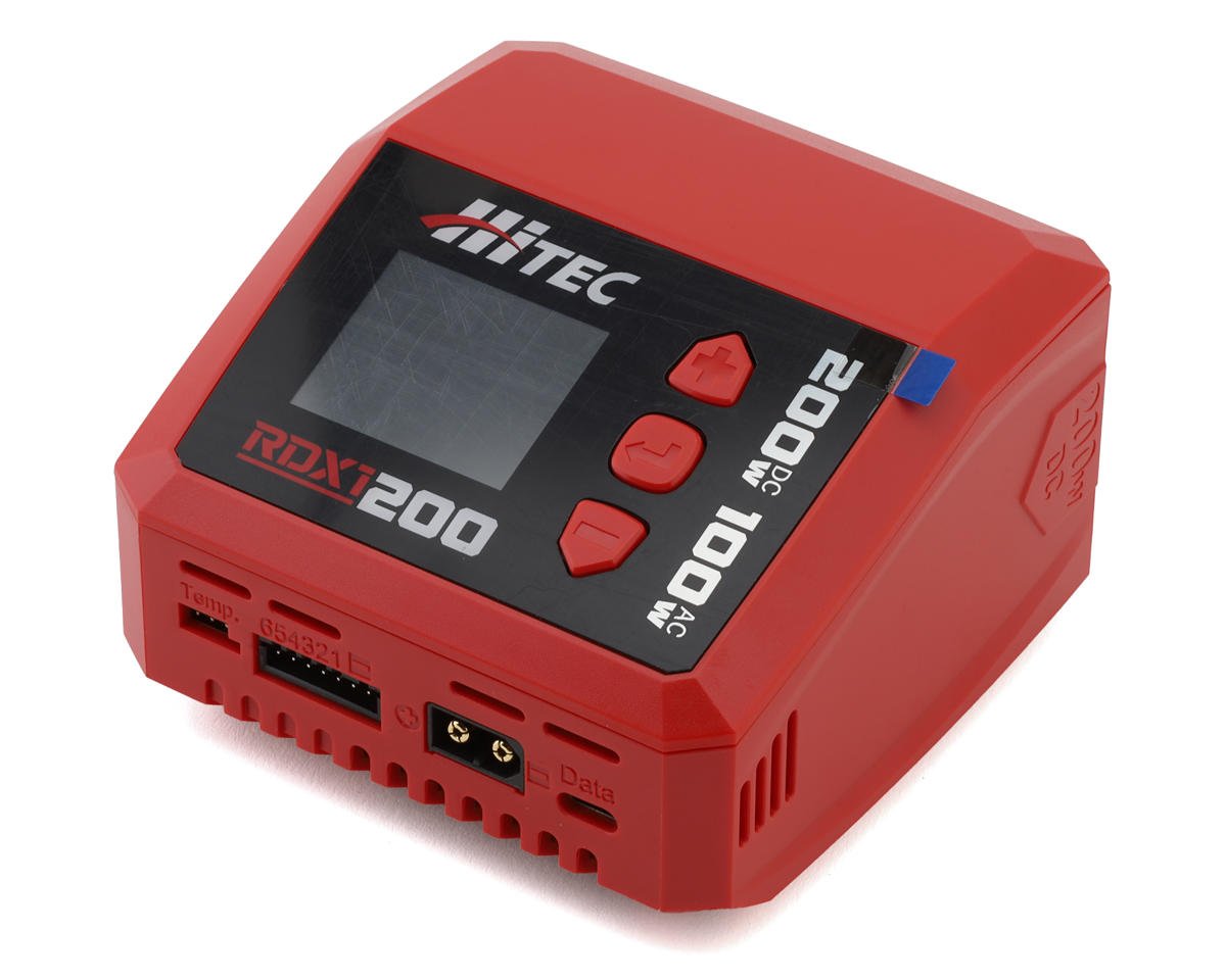 Hitec RDX1 200 Smart LiPo Battery Balance Charger (6S/10A/DC-200W/AC-1 ...
