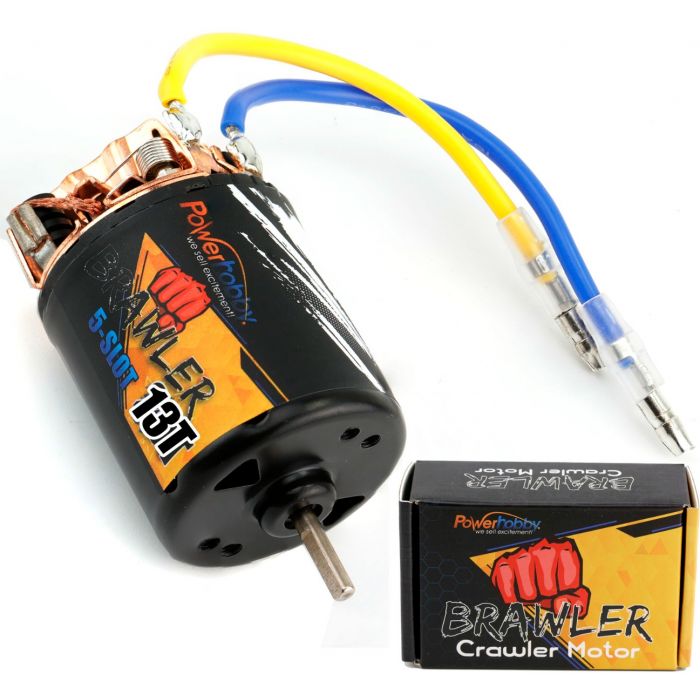 Powerhobby 540 5-Slot Brushed 13T Rock Crawler Motor 5 Slot – Key City ...
