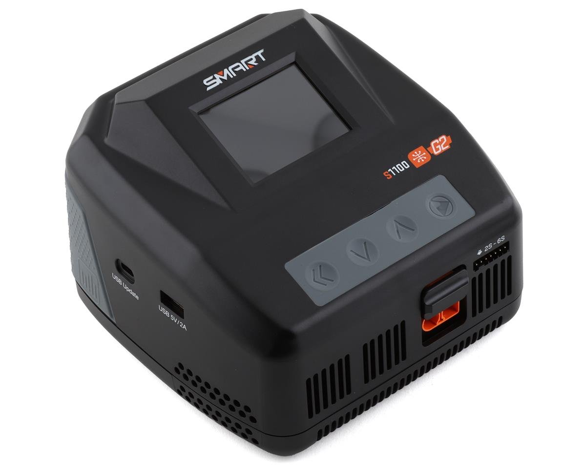 Spektrum RC S1100 G2 AC Smart Charger (6S/12A/100W) – Key City Hobby