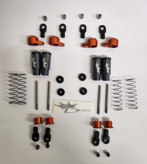 Dlux Mini Capra Shock Set, Fits Axial UTB18 – Key City Hobby